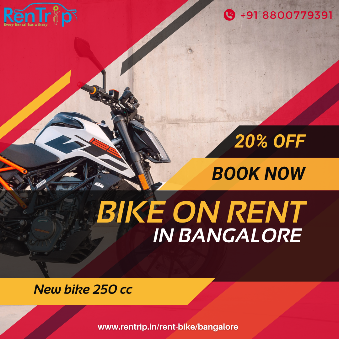 Bike Rental in Bangalore | Rentrip - RenTrip - Medium