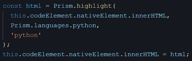 Angular and PrismJS. How to set up and use PrismJs in… | by ...