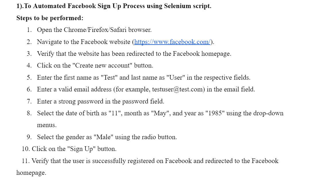Selenium Basic Programs using Locators : | by Shanmugapriya Balalrishnan | Medium