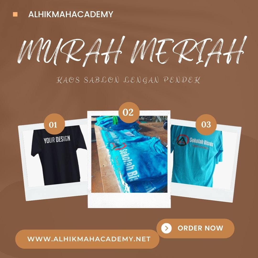 BOOM SALE!!!, Call/WA 0812–2808–0552, Kaos Sablon Custom Terbaru Al ...