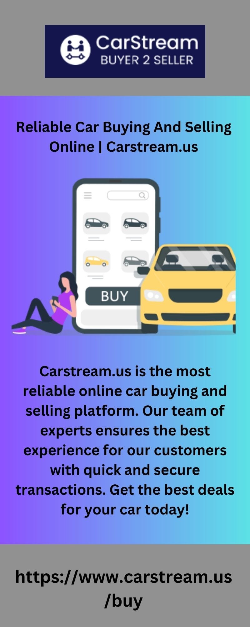 Vehicle Selling At Secure Platform | Carstream.us - Carstream - Medium