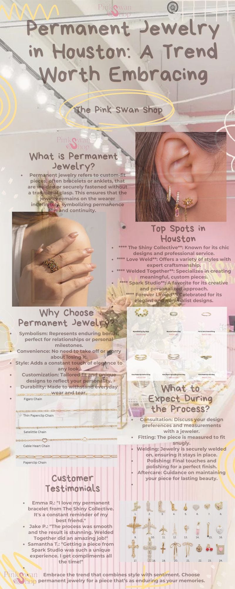 Permanent Jewelry vs. Traditional Jewelry | by The Pinkswan Shop | Jun ...