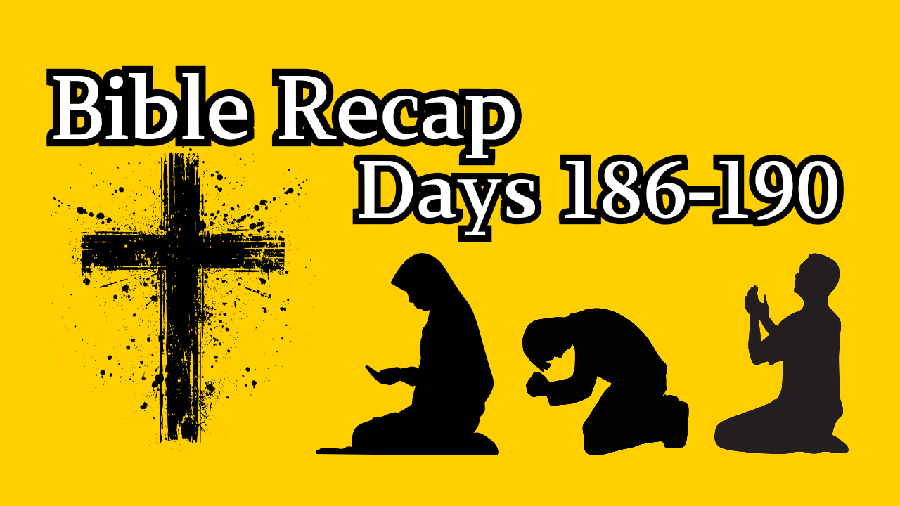 Bible Recap Notes: Days 201-205. What is this? Here is an explanation ...