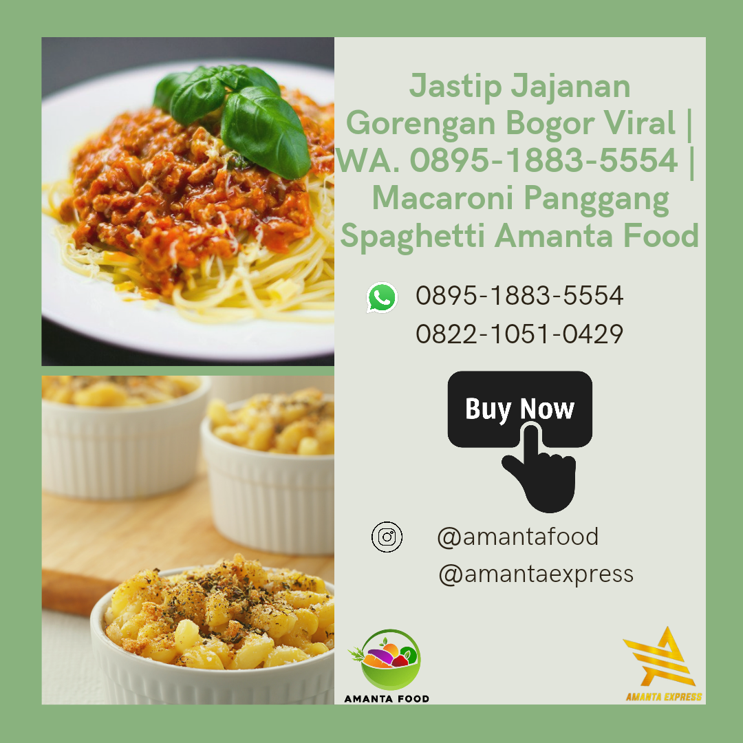 Jastip Beli Jajanan Macaroni Panggang Spaghetti Amanta Food Online | WA ...