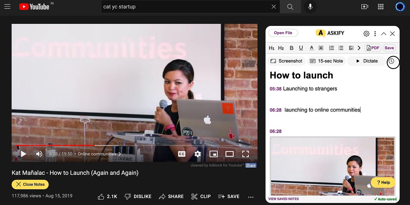 A new better way to take Youtube Notes - kishlay raj - Medium