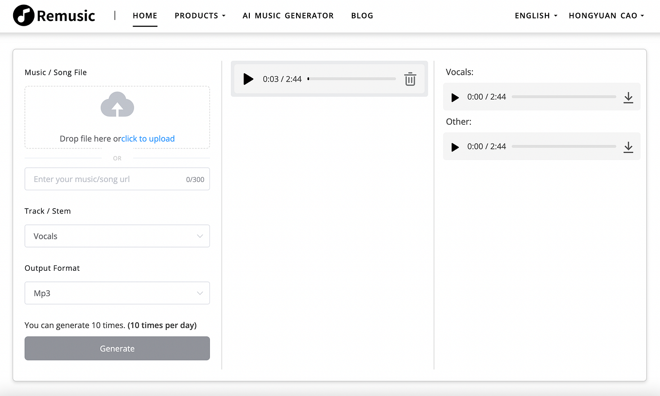 Remusic - Create your Unique Music for Free | by Hongyuan Cao | Medium