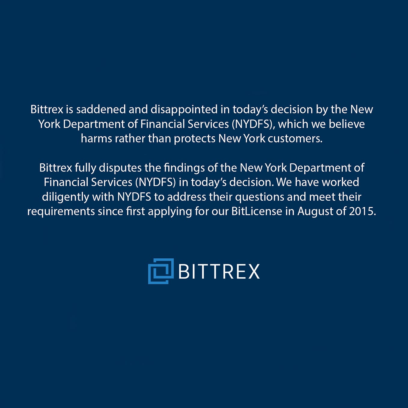 Bittrex Technology Platform to Power New Bittrex Global Digital Asset ... Bittrex Technology Platform to Power New Bittrex Global Digital Asset ...
