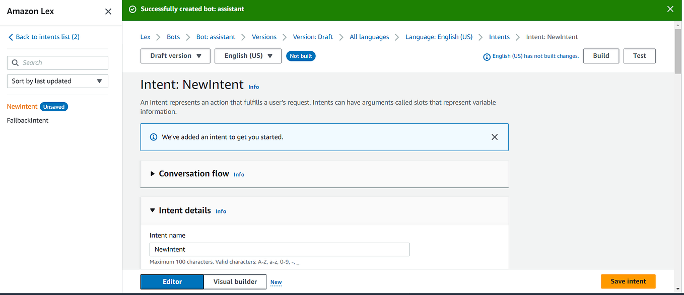 AWS Lex Chatbots. An Overview of Building a chatbot on… | by Alex Zito | Medium