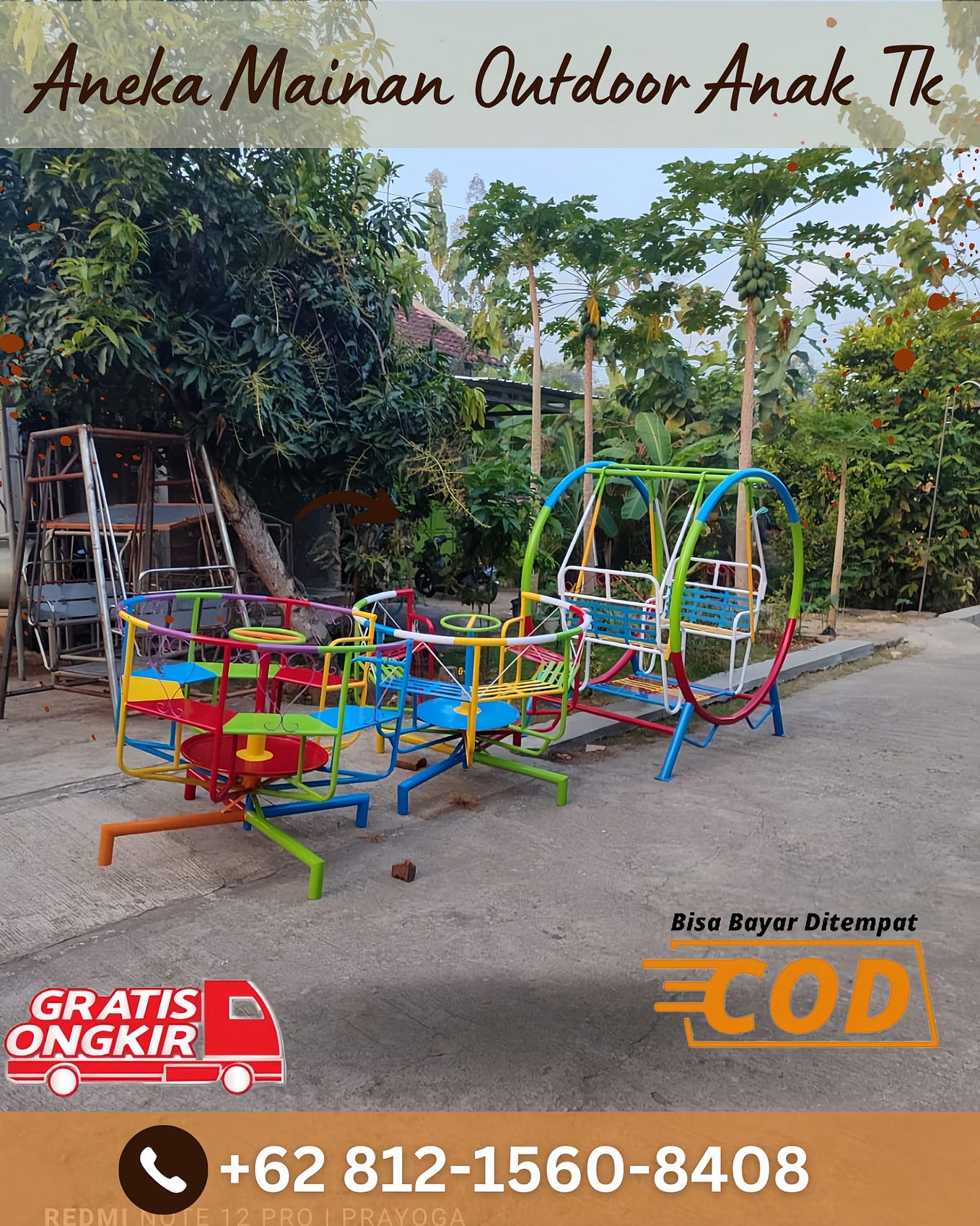 WA +62 812–1560–8048 Bayar COD Harga Ayunan Besi Untuk Dewasa Dan Mainan Tk Paud Kec Nawangan ...