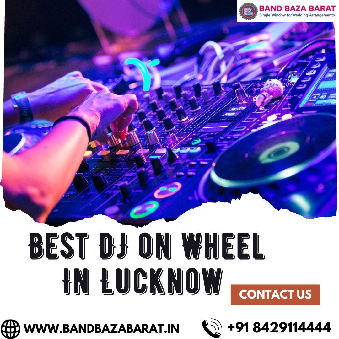 Best DJ on Wheel in Lucknow - Band Baza Barat - Medium