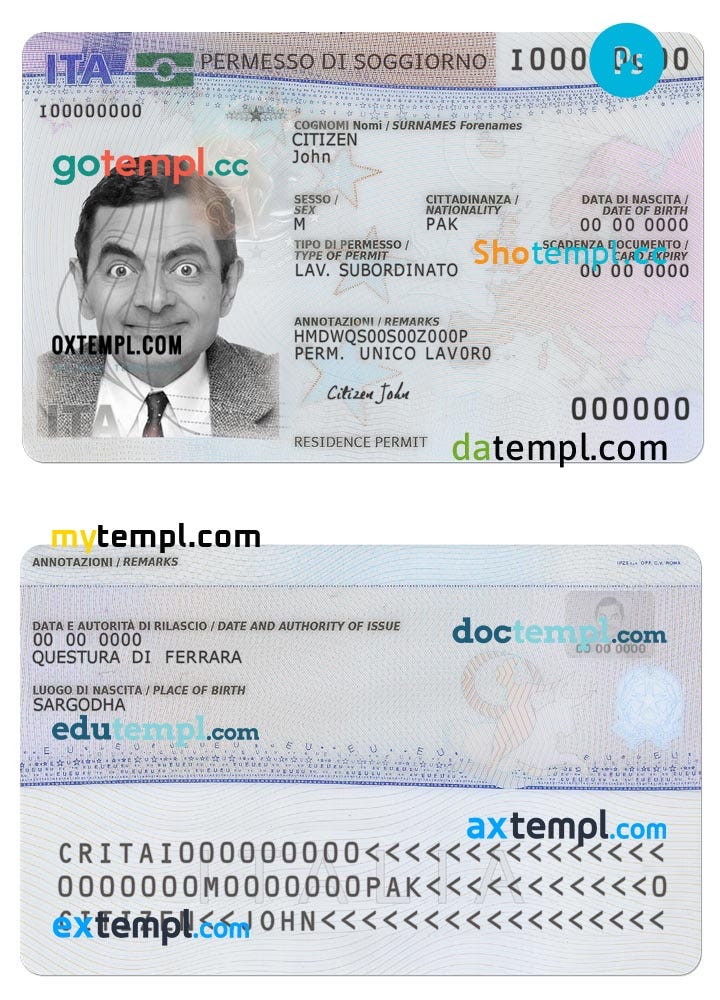 Albania ID template in PSD format, fully editable | by Doctempl | Medium