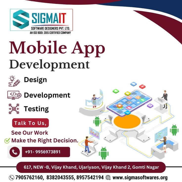 Best Android App Development Company in Lucknow — SigmaIT Software Designers Pvt. Ltd | by ...