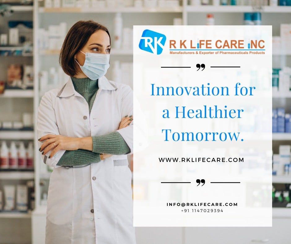 RK LifeCare’s Impact on the Indian Pharmaceutical Industry | by rklifecareofficial | Medium
