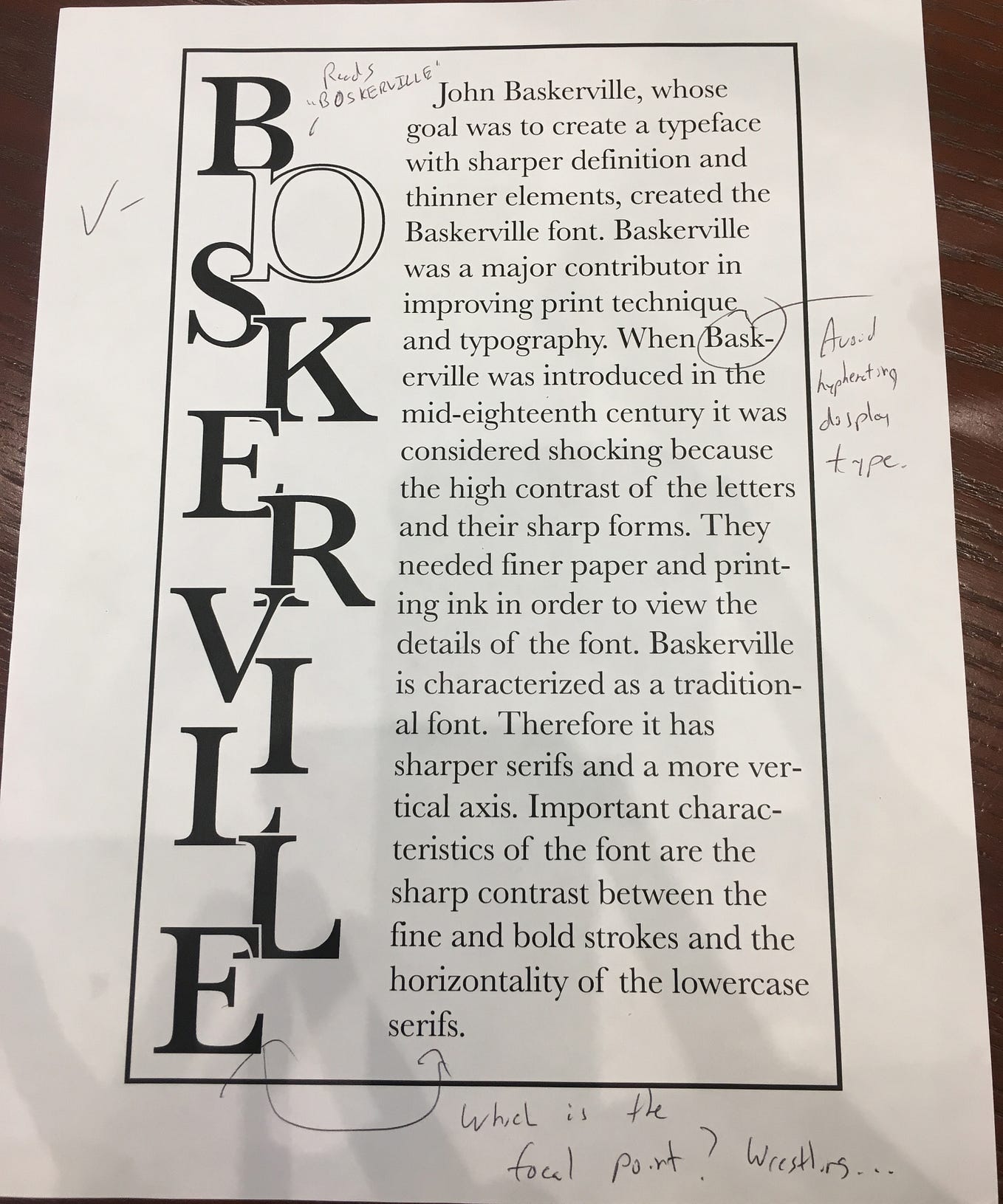 Sometimes basic is good.. Baskerville typeface is old-fashioned… | by ...