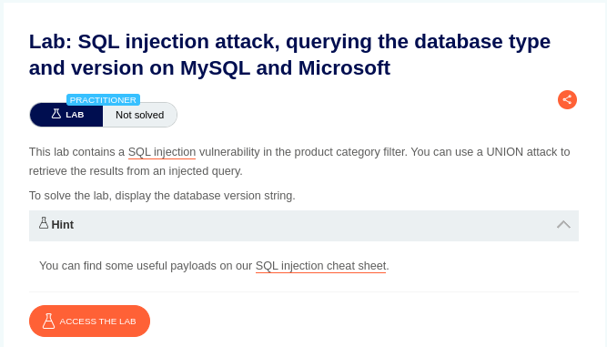 SQLi: PortSwigger Labs (LAB 11 of 18) | by Eyosiyas Eyasu | Medium