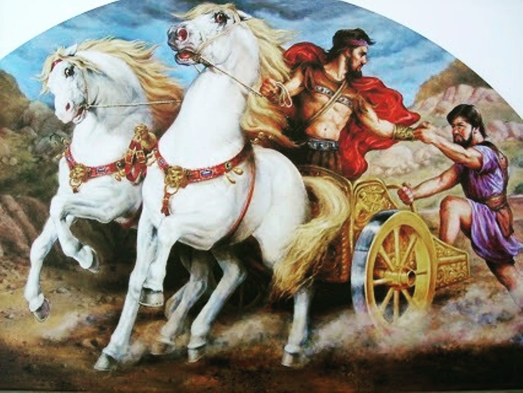 "By faith the walls of Jericho fell down after they were encircled for ...