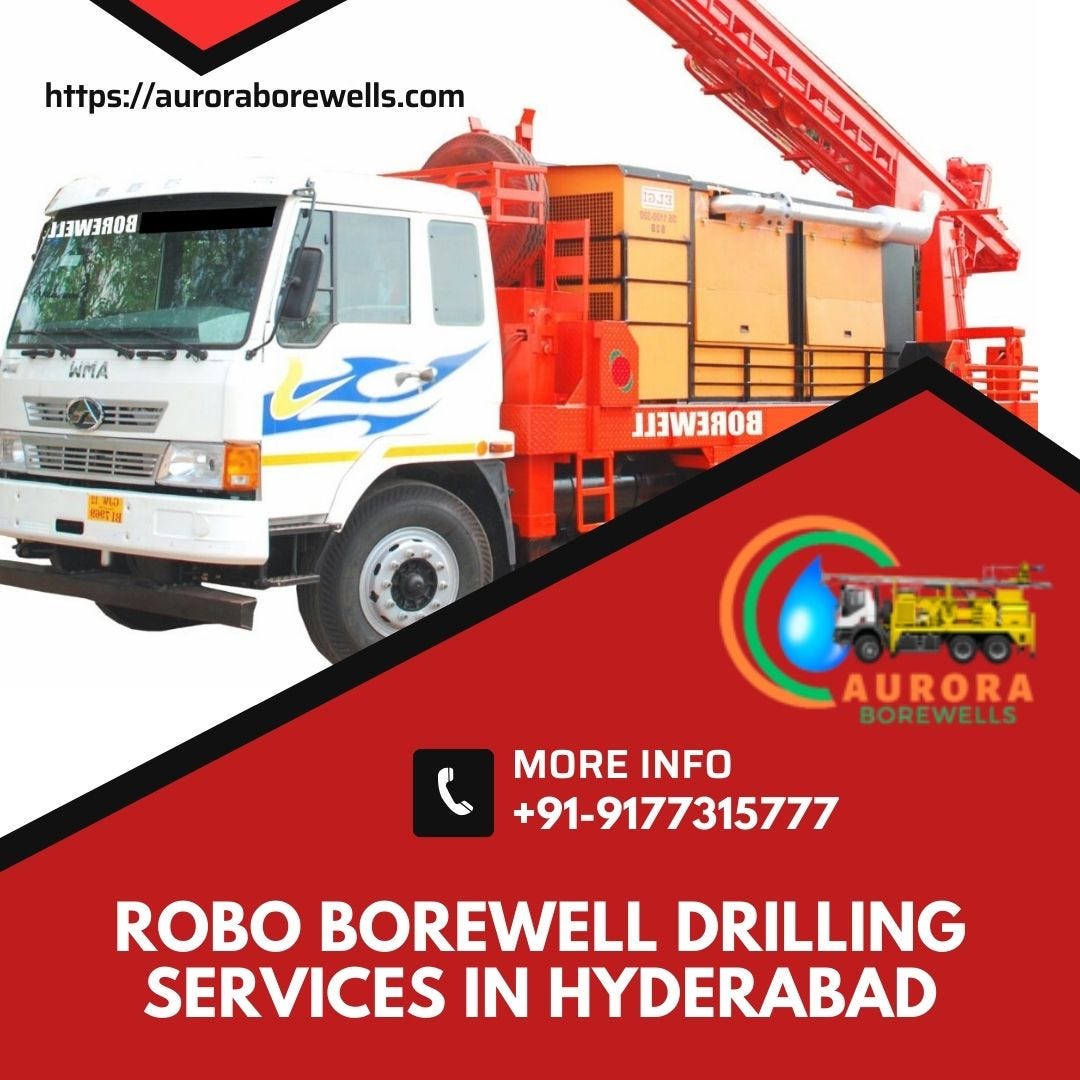 Cost For Borewell Drilling In Hyderabad | Aurora Borewells - Aurora ...