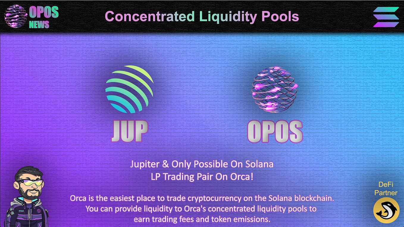 OPOS & POLIS LP Trading Pair on Orca! - OPOS News - Medium
