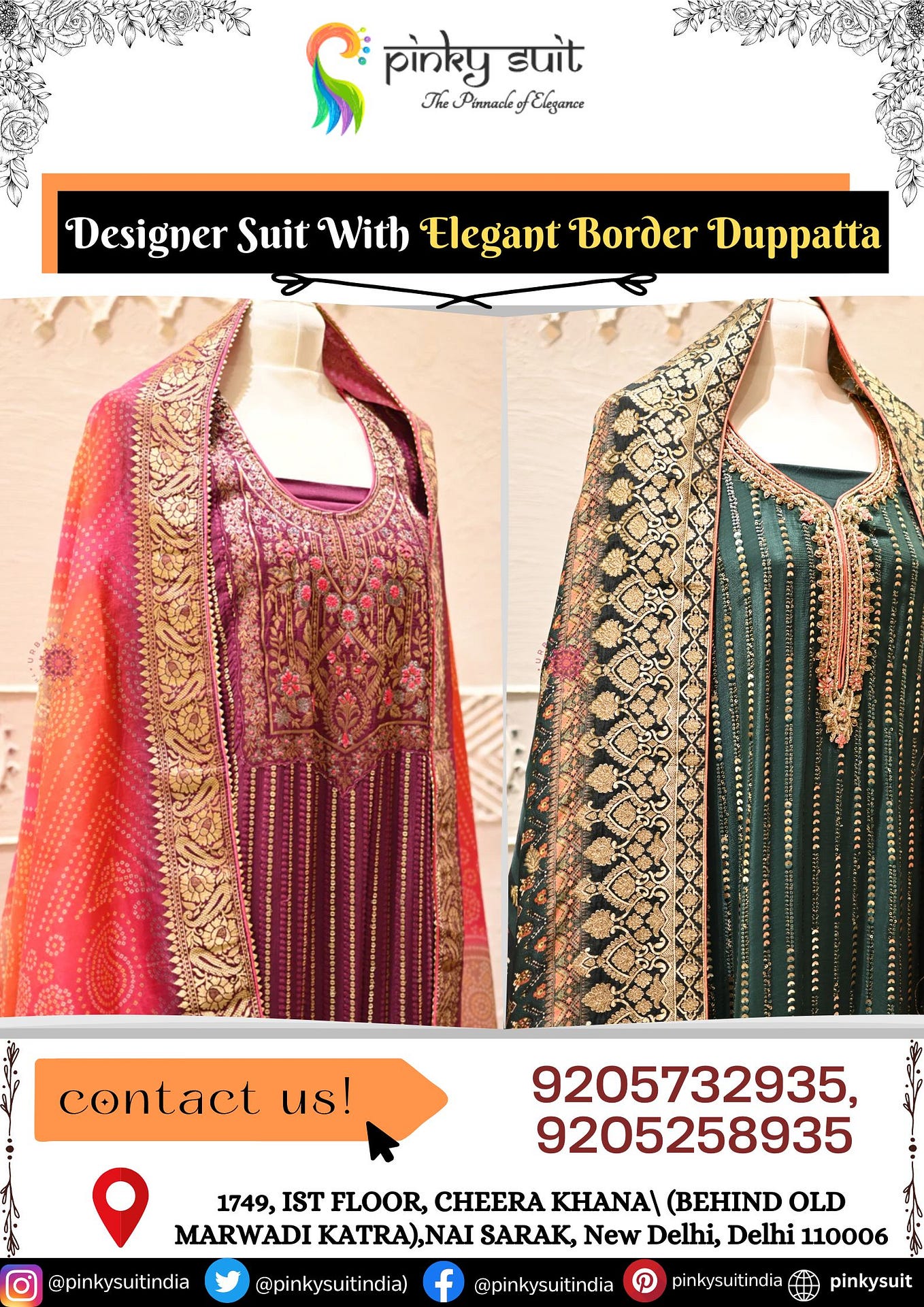 Unveiling the Exquisite World of Ladies’ Suit Designs at Pinky Suit ...