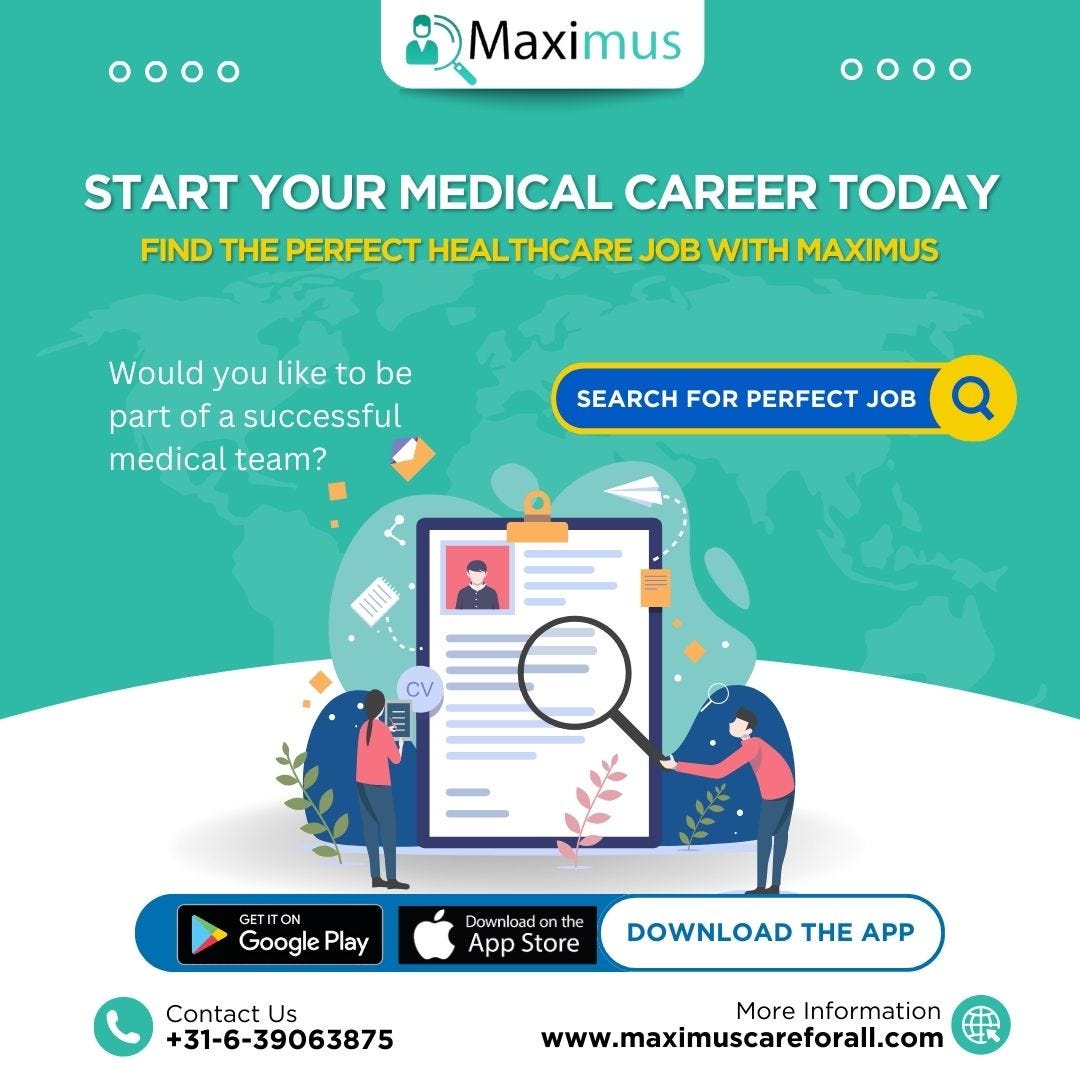 Medical Field Jobs| A Path to a Rewarding Career | by Maximuscareforall ...