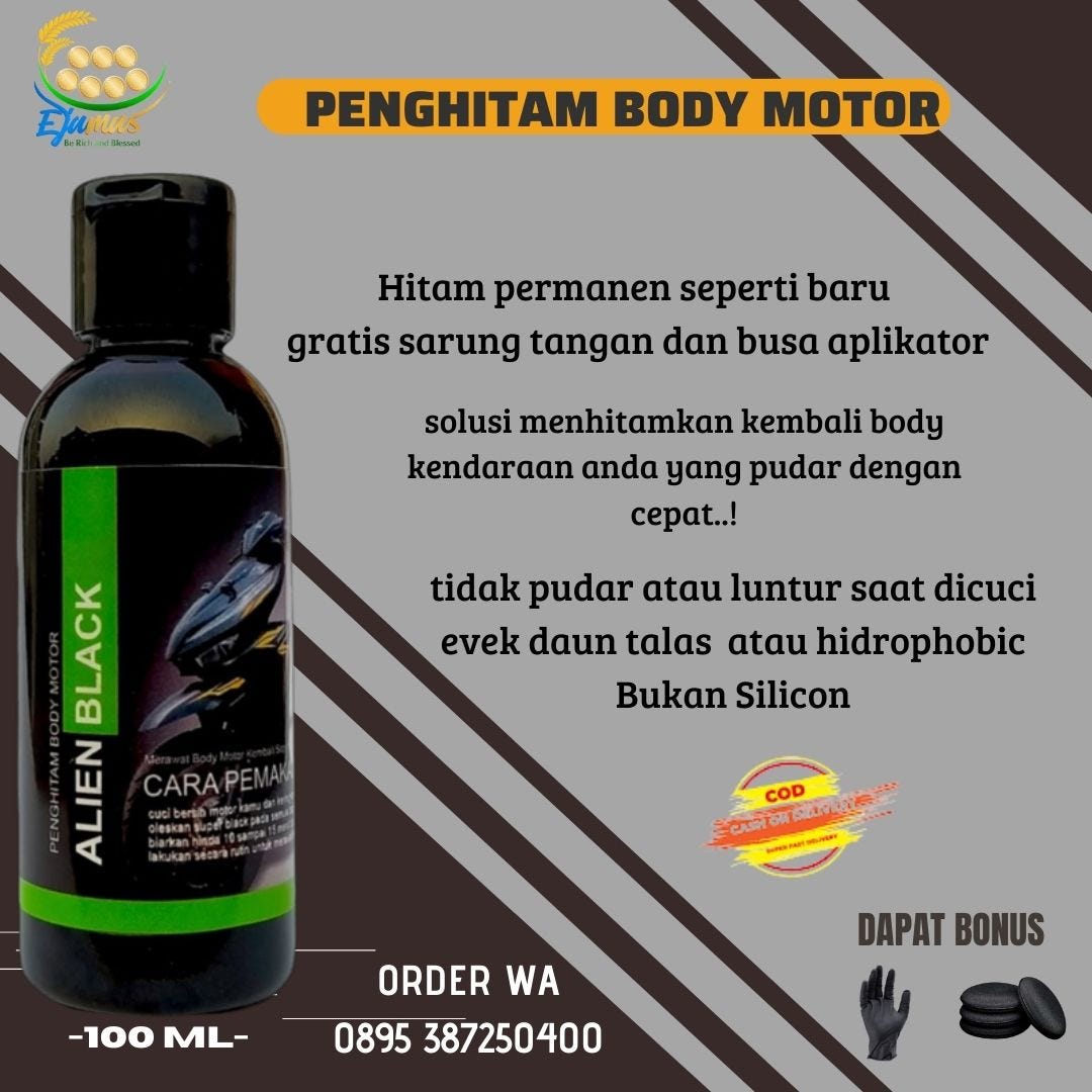 DIJAMIN PERMANEN Hub. WA : 0895–3872–50400, Supplier Penghitam Body ...
