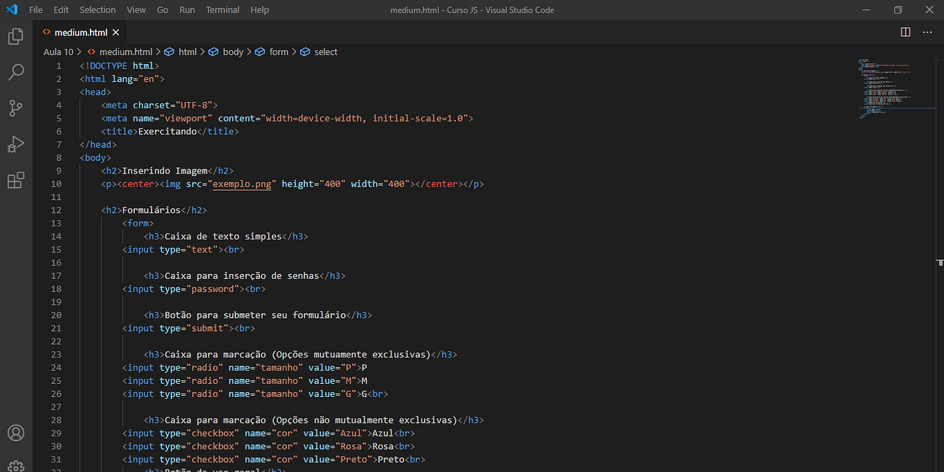 HTML Na Prática - Rafaela Lobato - Medium