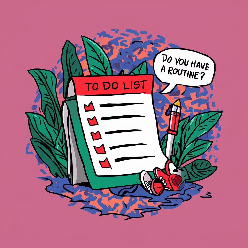 It’s always in the routine.. Routines make our lives easy! | by ...