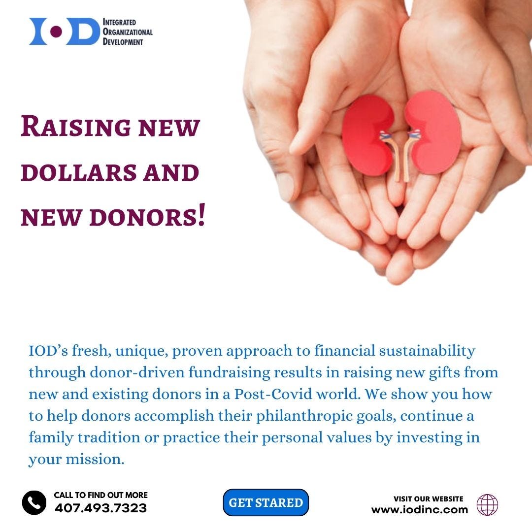 New Dollor And New Donor - Integrated Organizational Development - Medium