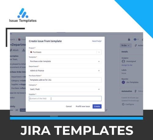 HOW TO CREATE A JIRA TICKET TEMPLATE? | by Dassy Johnson | Medium