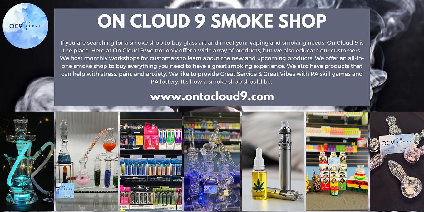 Glass Smoking Pipe for Sale — On Cloud 9 Smoke Shop - ontocloud9 - Medium