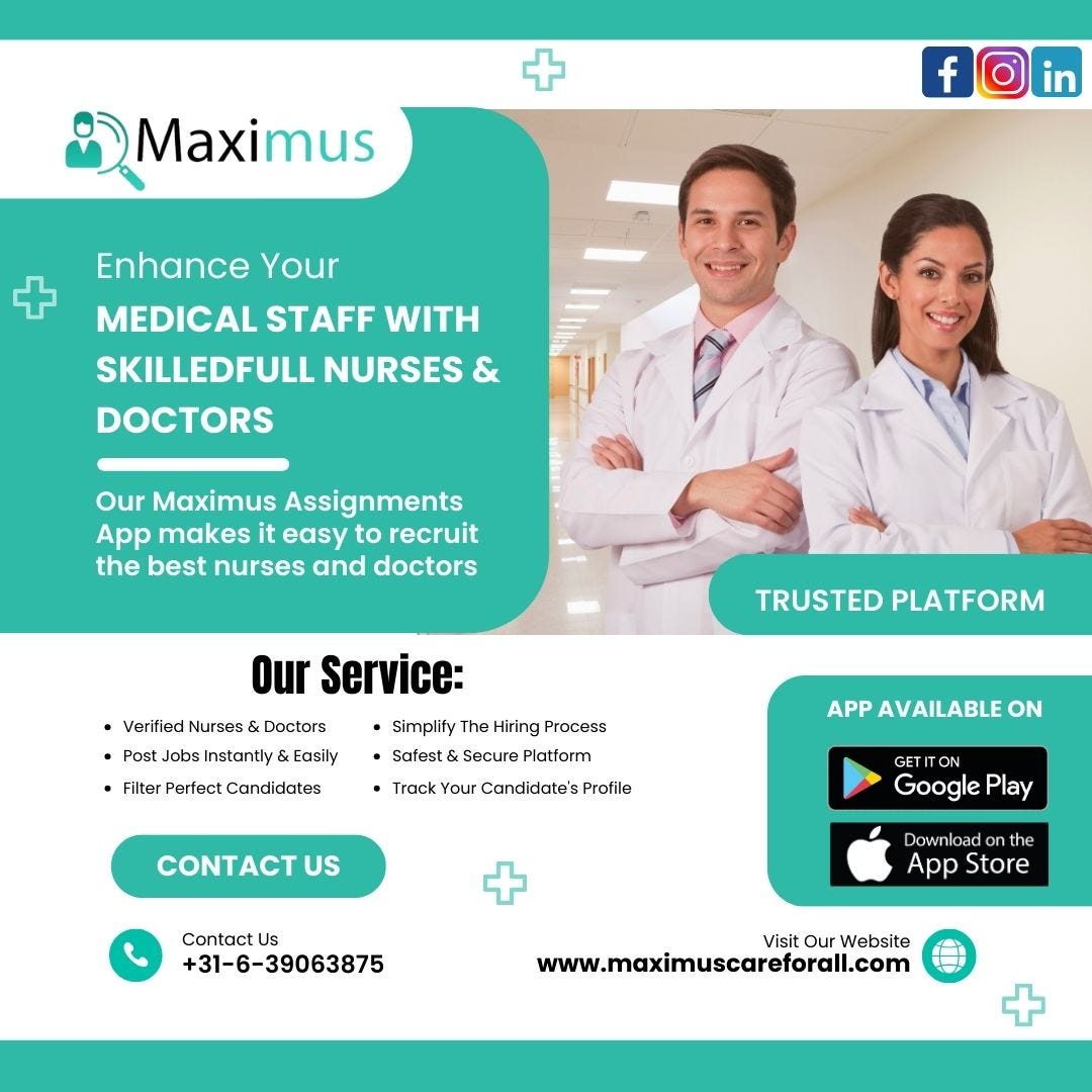 Diverse Opportunities in Nursing Careers - Maximuscareforall - Medium