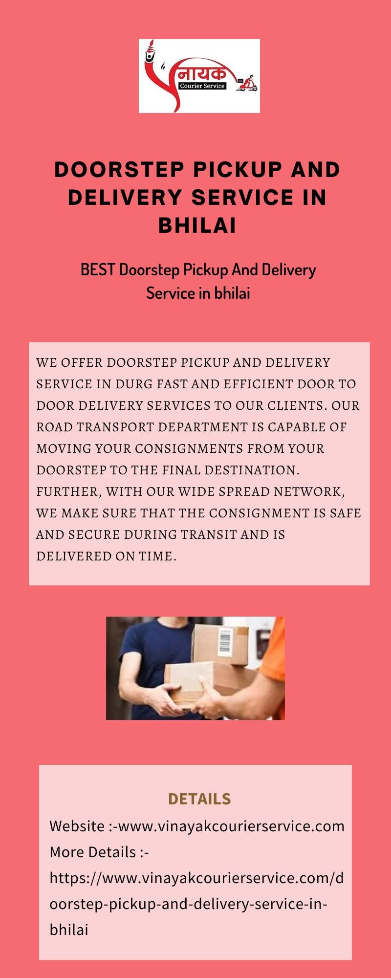 Parcel Delivery Service in Durg - Aws Vinayakcourier - Medium