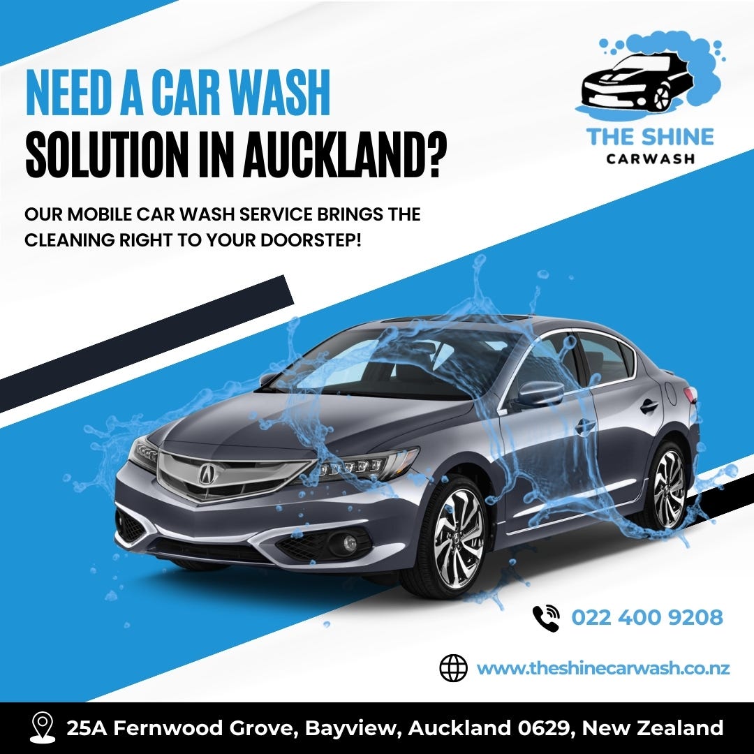 The Shine Car Wash — Best Car Cleaning & Polishing Service in Auckland | by The shine car wash ...