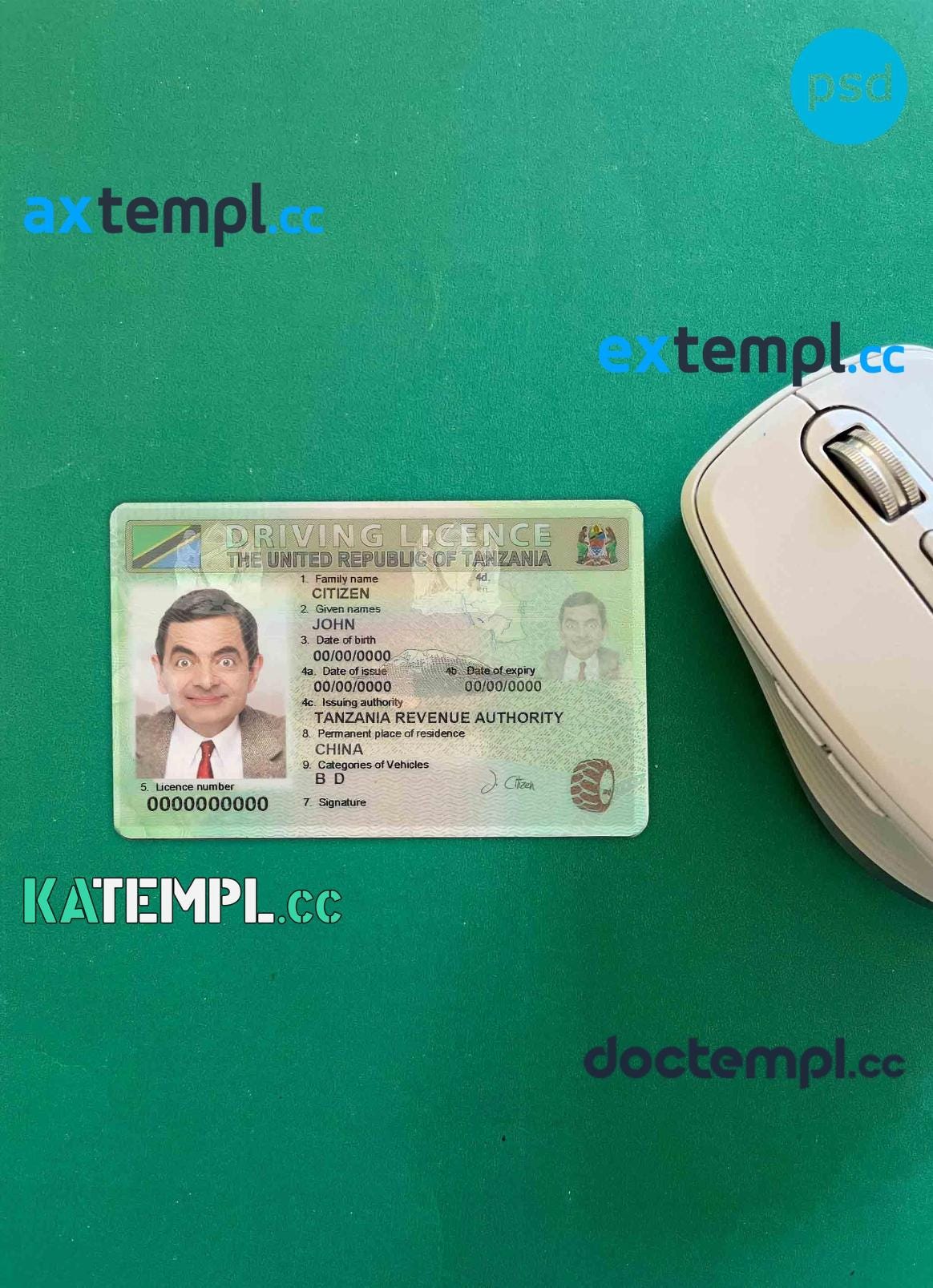 Ukraine driving license editable PSD files, scan look and photo-realistic look, 2 in 1 | by ...