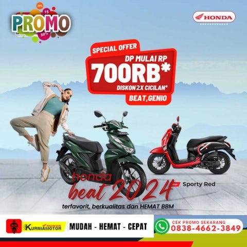 Dp Mulai 700ribu* Wa. 0857–1646–1974 — angsuran motor honda beat bogor ...