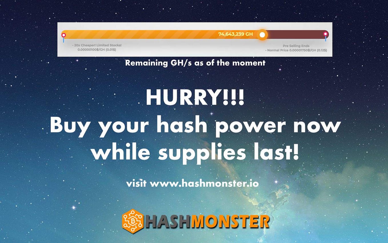 HashMonster - the most ambitious Cloud Mining | by hash monster | Medium
