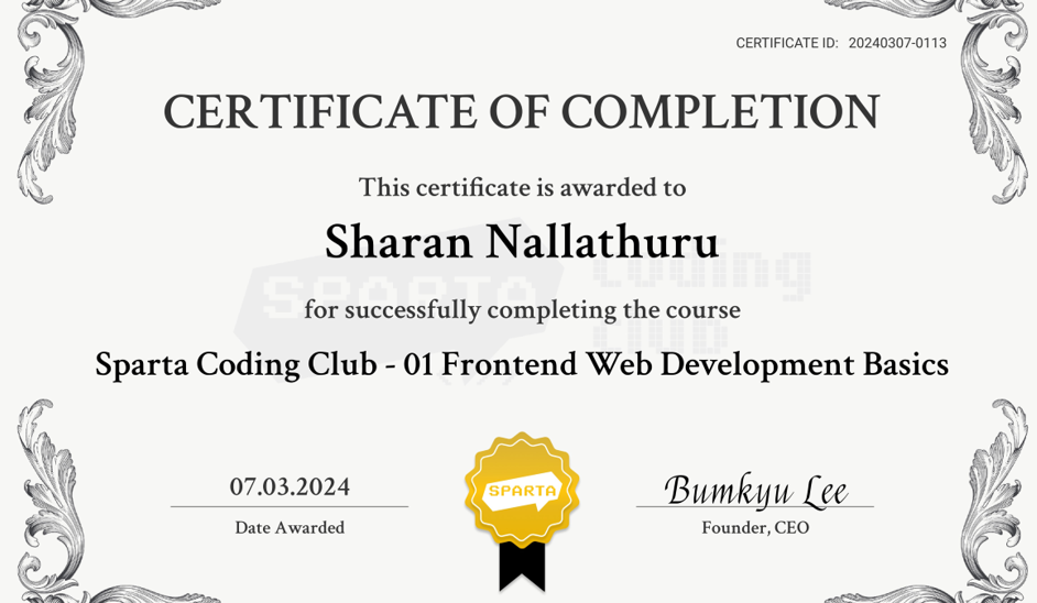 TIL- Backend Week 1-Sparta Coding Club | by Sharan Nallathuru | Mar, 2024 | Medium