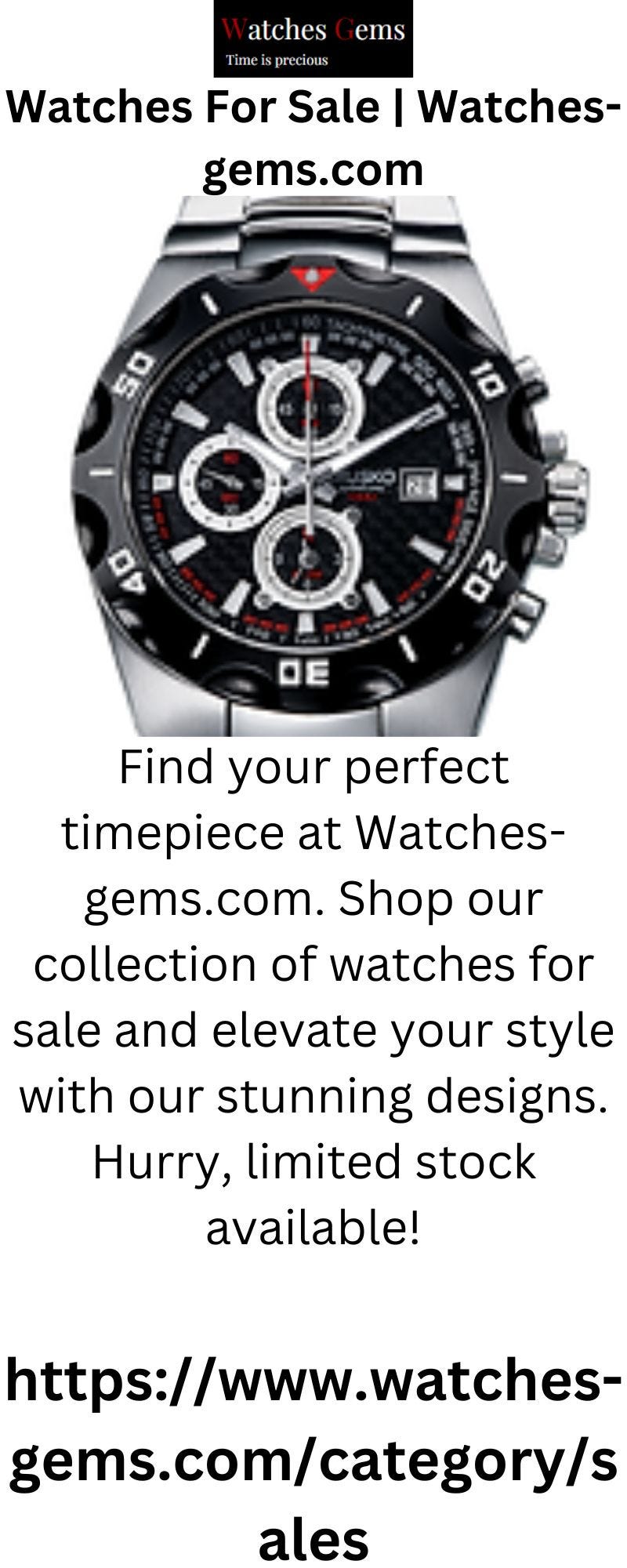 Jiusko Watch | Watches-gems.com - Watches Gems - Medium