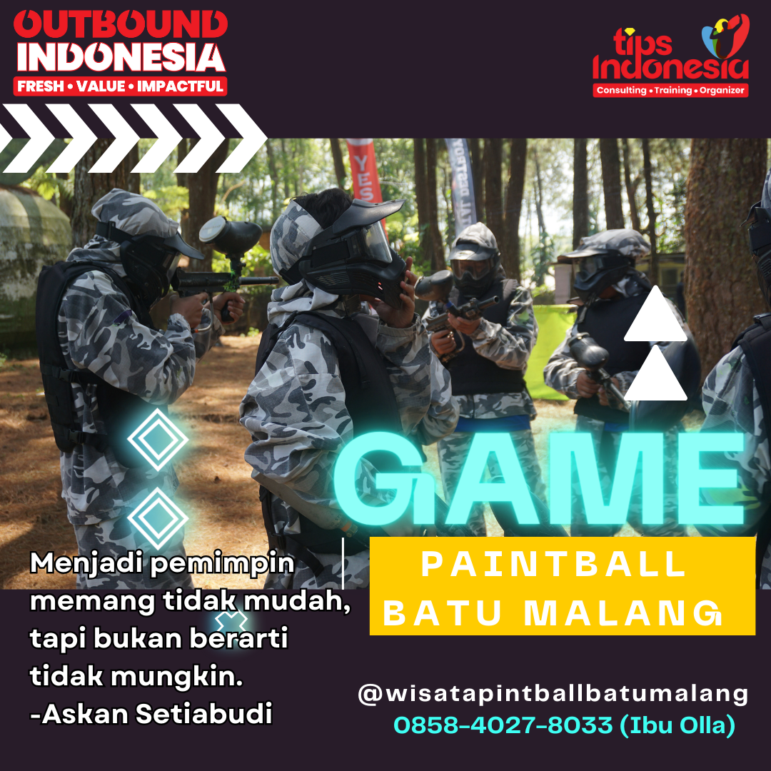 Paintball Malang Batu, Tempat Main Paintball, Wahana Permainan ...
