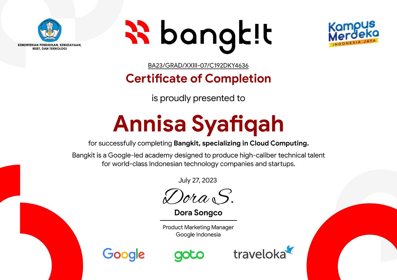Unleashing My Full Potential: My Transformative Journey with Bangkit ...