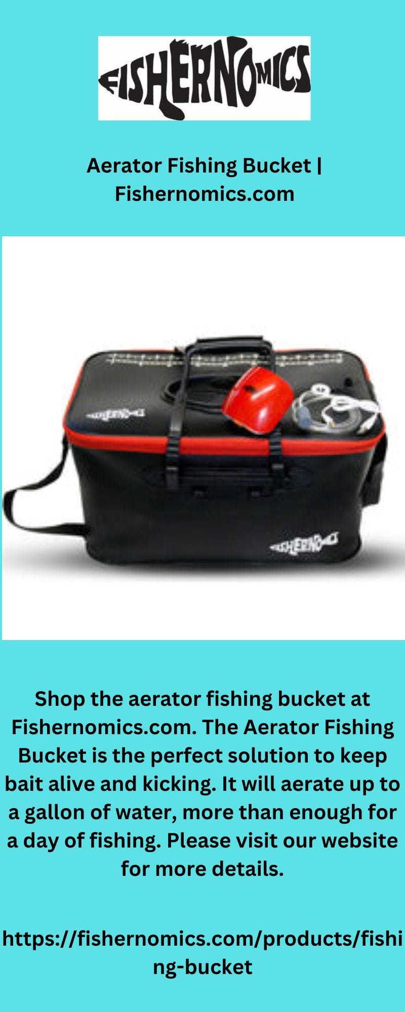 Aerator Fishing Bucket | Fishernomics.com - Fishernomics - Medium
