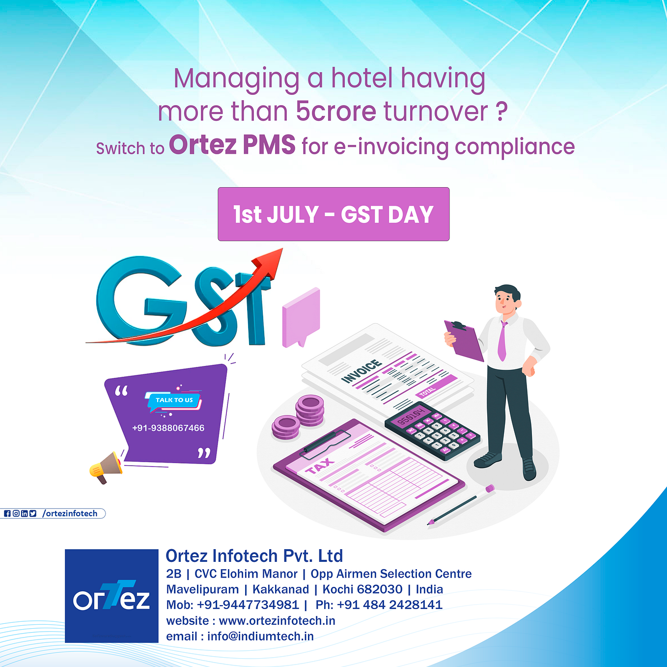 Recent Changes in E-Invoicing : Effective from 1st August 2023 - Ortez ...