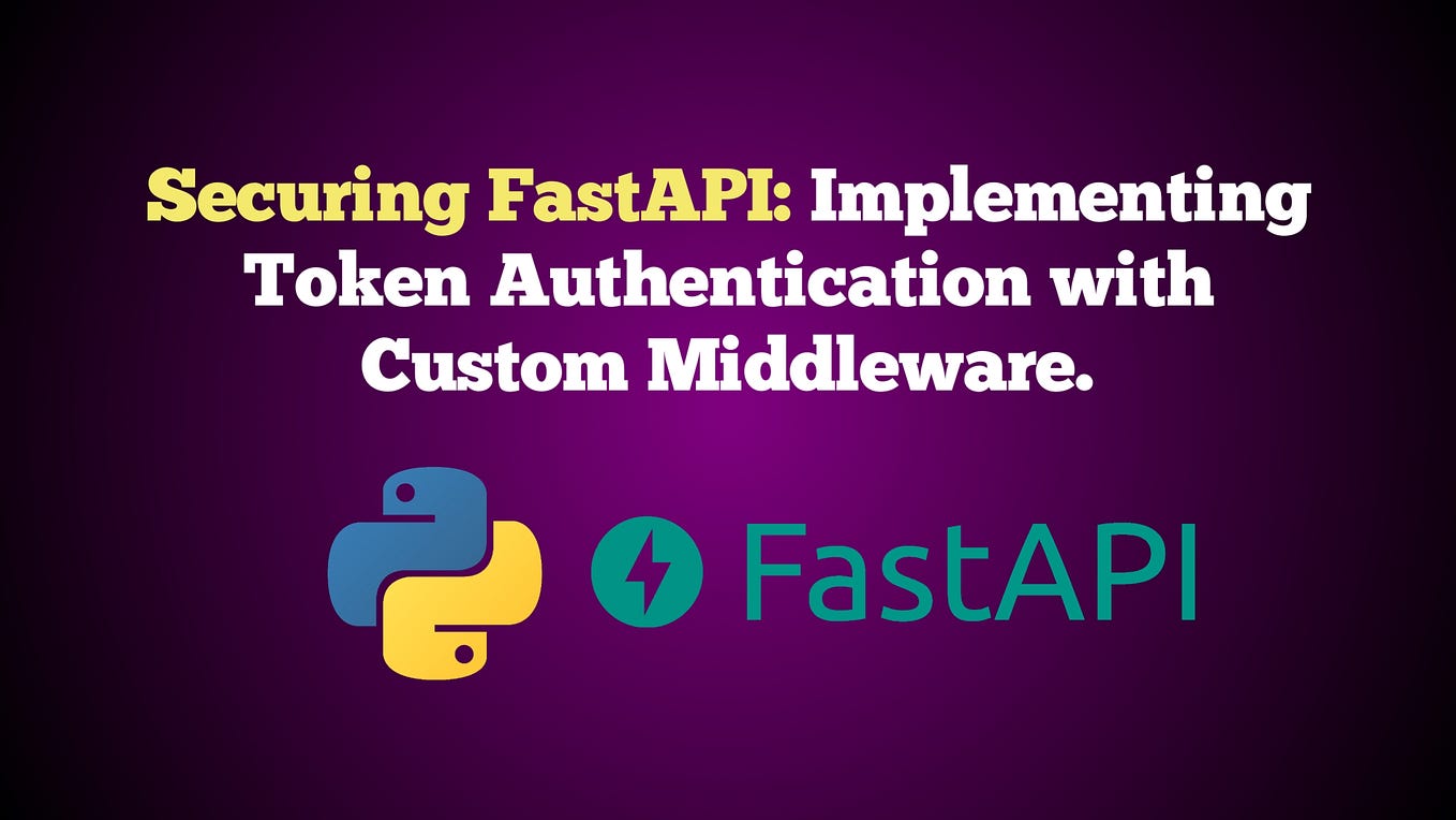 FastAPI with JWT and API key authentication | by Steven Miers | Medium