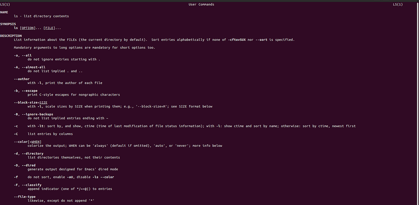 1. Linux : A Kernel Life (Basic Commands Part 1) | by Pradnya Pande | Medium
