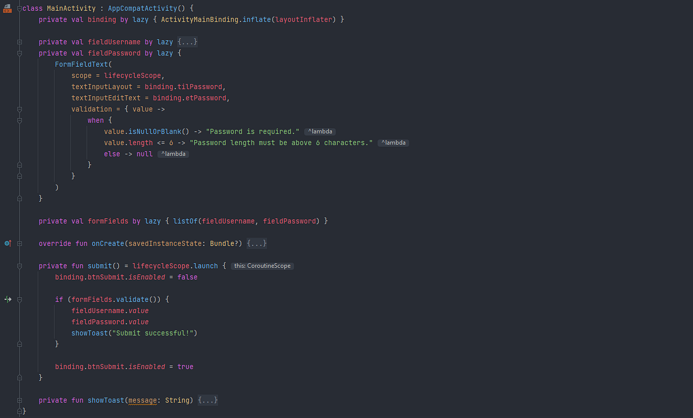 Simplify Form Validation using Kotlin Flow on Android | Part 2 | by ...
