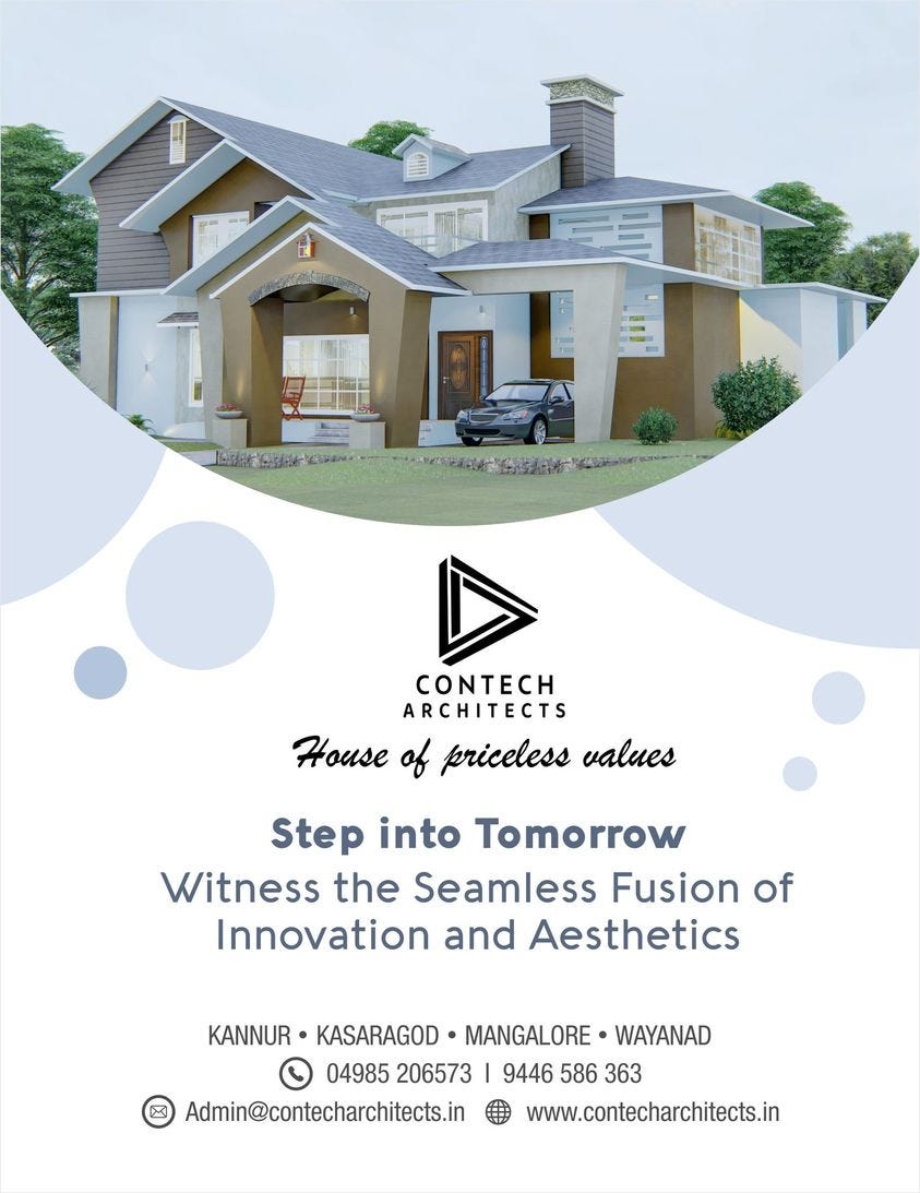 Crafting Dreams into Concrete Realities: Contech Architects Leading the Way in Kannur | by ...