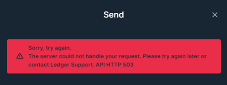 SOLVE -32000: EXECUTION REVERTED ERROR — Ledger Live | by Roger | Medium