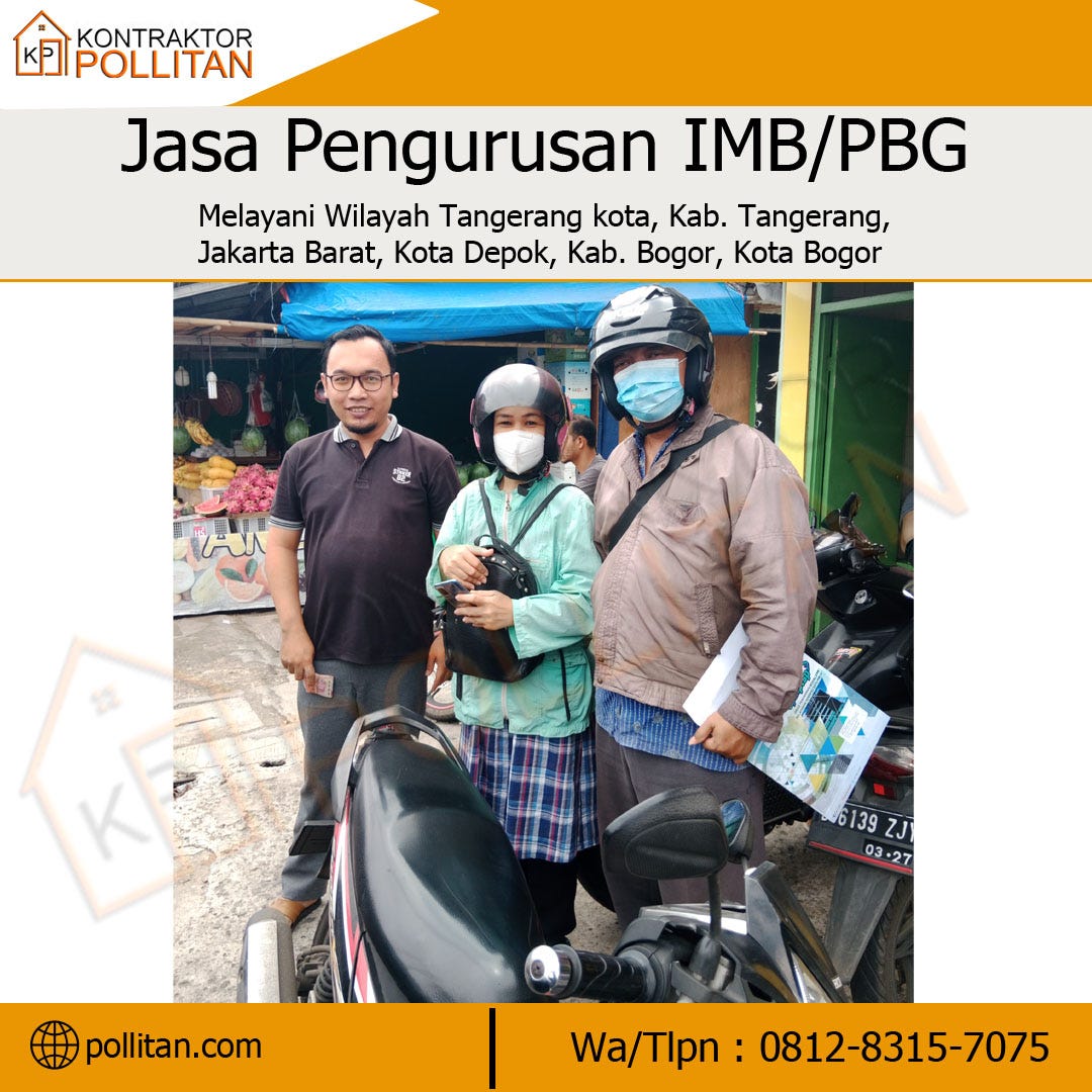Pengertian IMB (Izin Mendirikan Bangunan) yang saat ini sudah menjadi ...