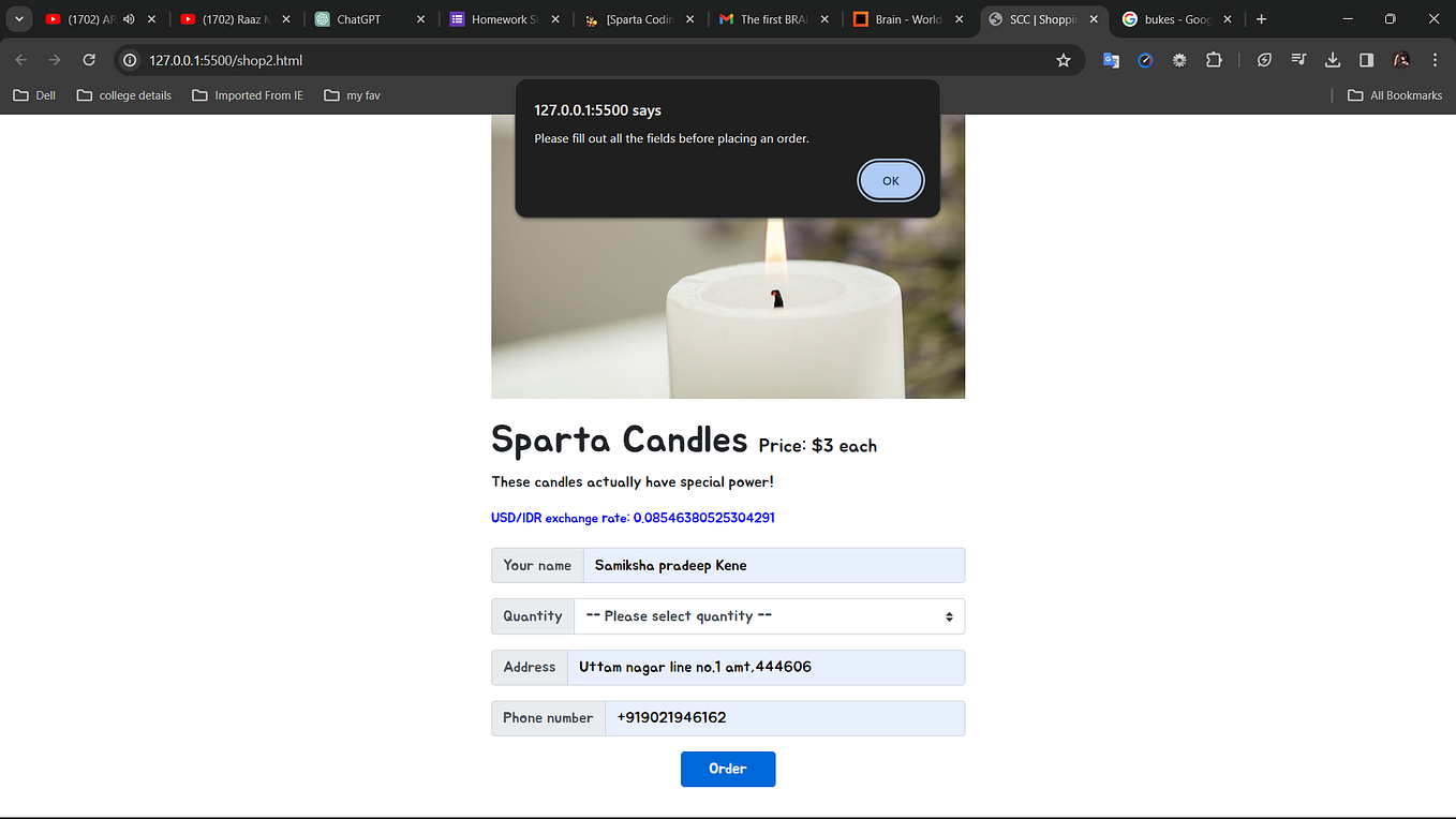 Building a Simple One-Page Shopping Mall with HTML, CSS, and JavaScript | by Samikshakene | Medium